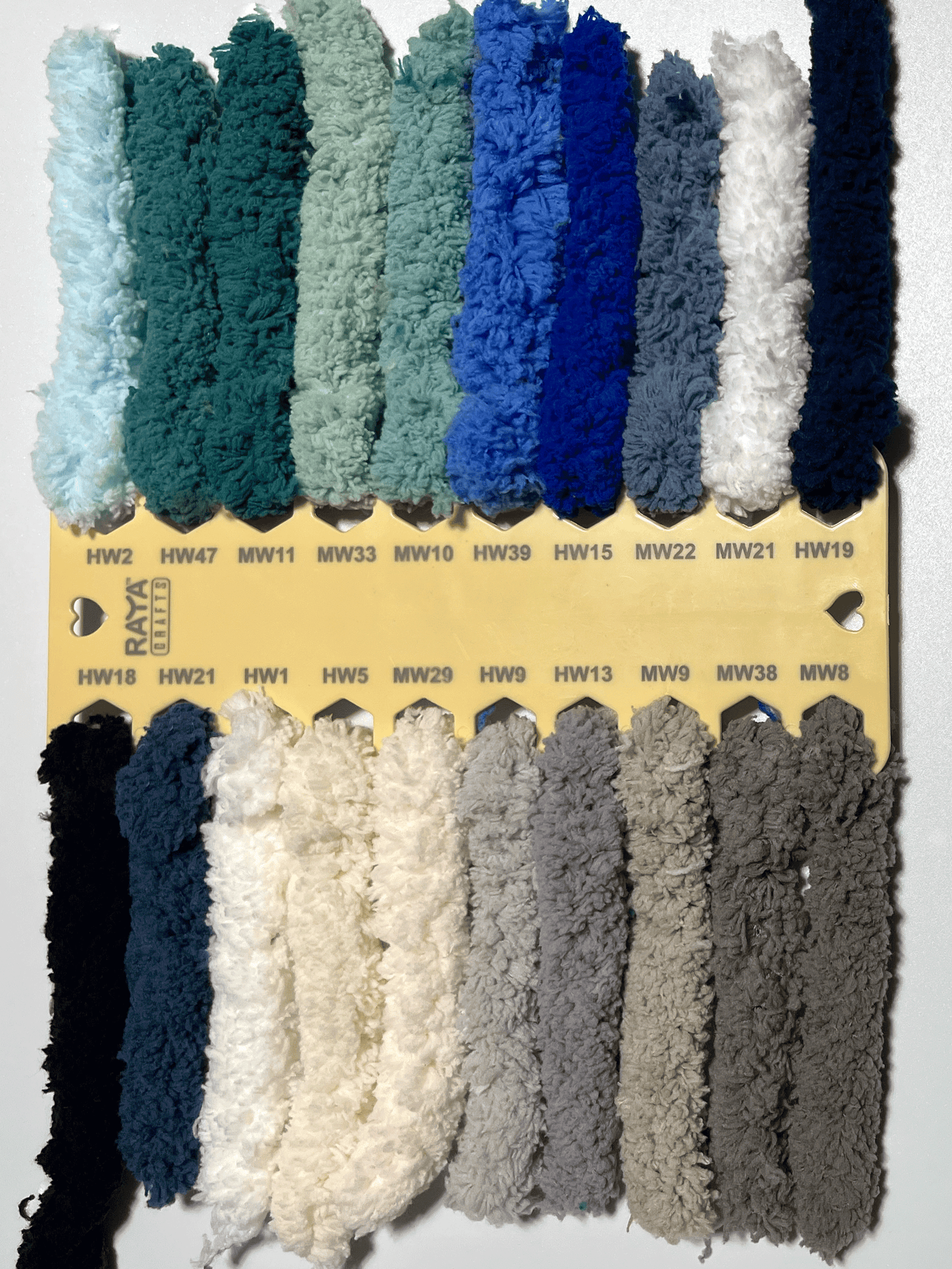 RAYA Colors Palettes - Chunky Chenille Blanket Yarn - Jumbo - Size 7 ...